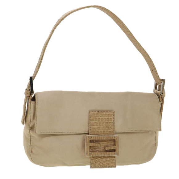 Fendi | Bags | Fendi Mamma Baguette Snake Pattern Shoulder Bag Satin ...